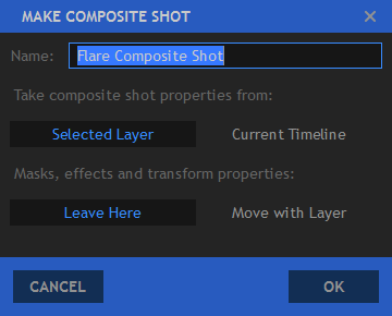 Creating composite shots