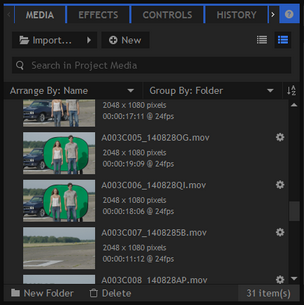 Introducing the Media panel